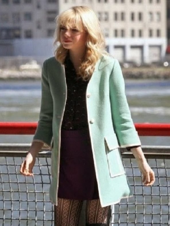 The Amazing Spider Man 2 Gwen Stacy Coat - Skinoutfits
