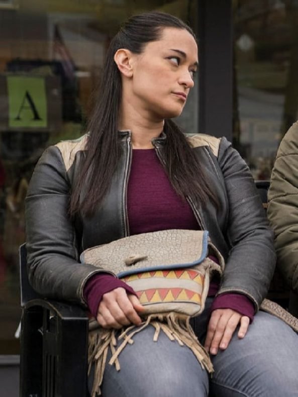 Sara Resident Asta Twelvetrees Leather Jacket