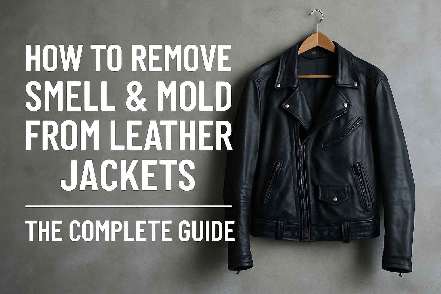 Remove Smell & Mold from Leather Jackets | Complete Guide
